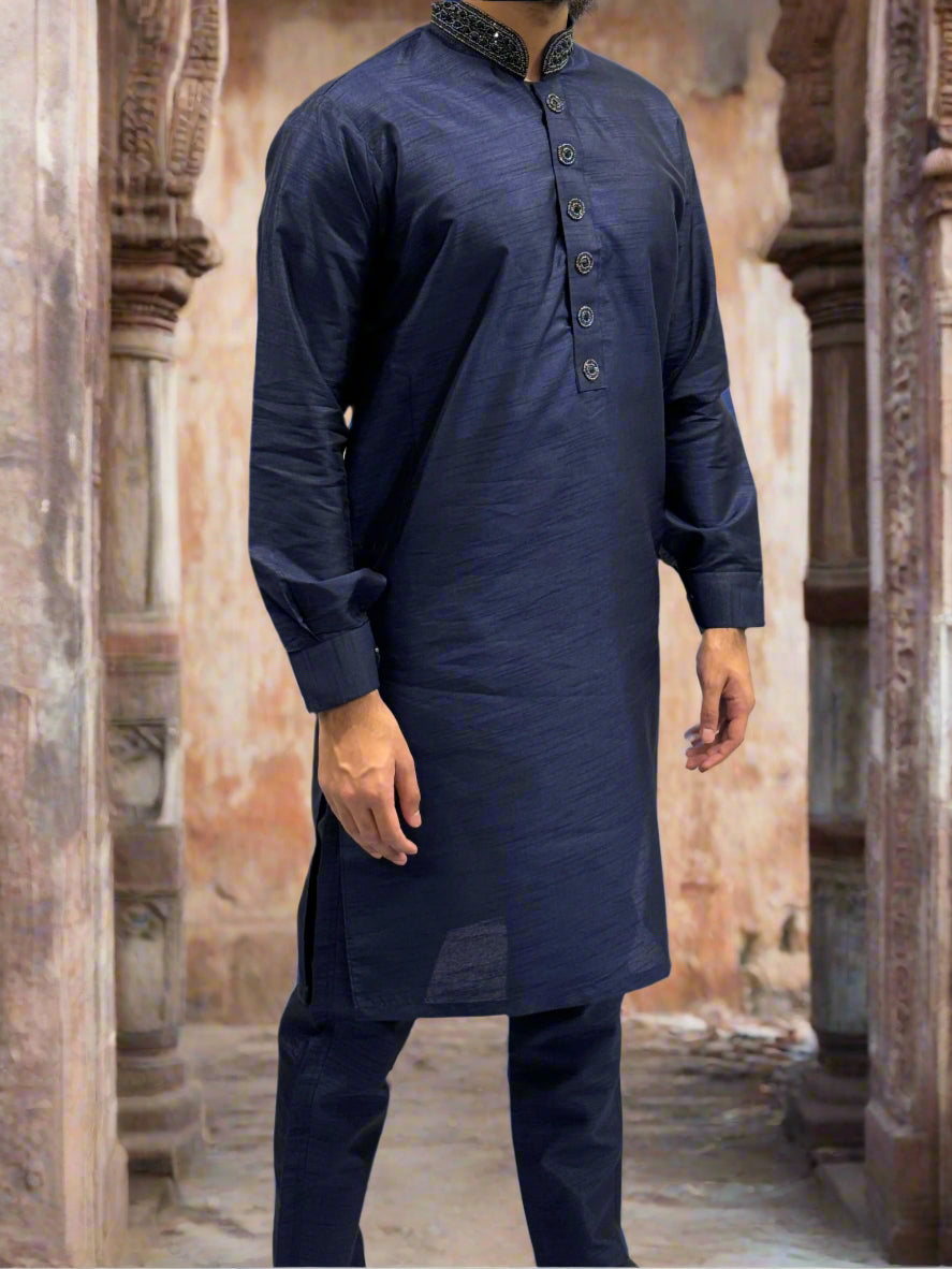 MEN'S SILKY BEADWORK TROUSER SUITS – ANDAAZ Manchester